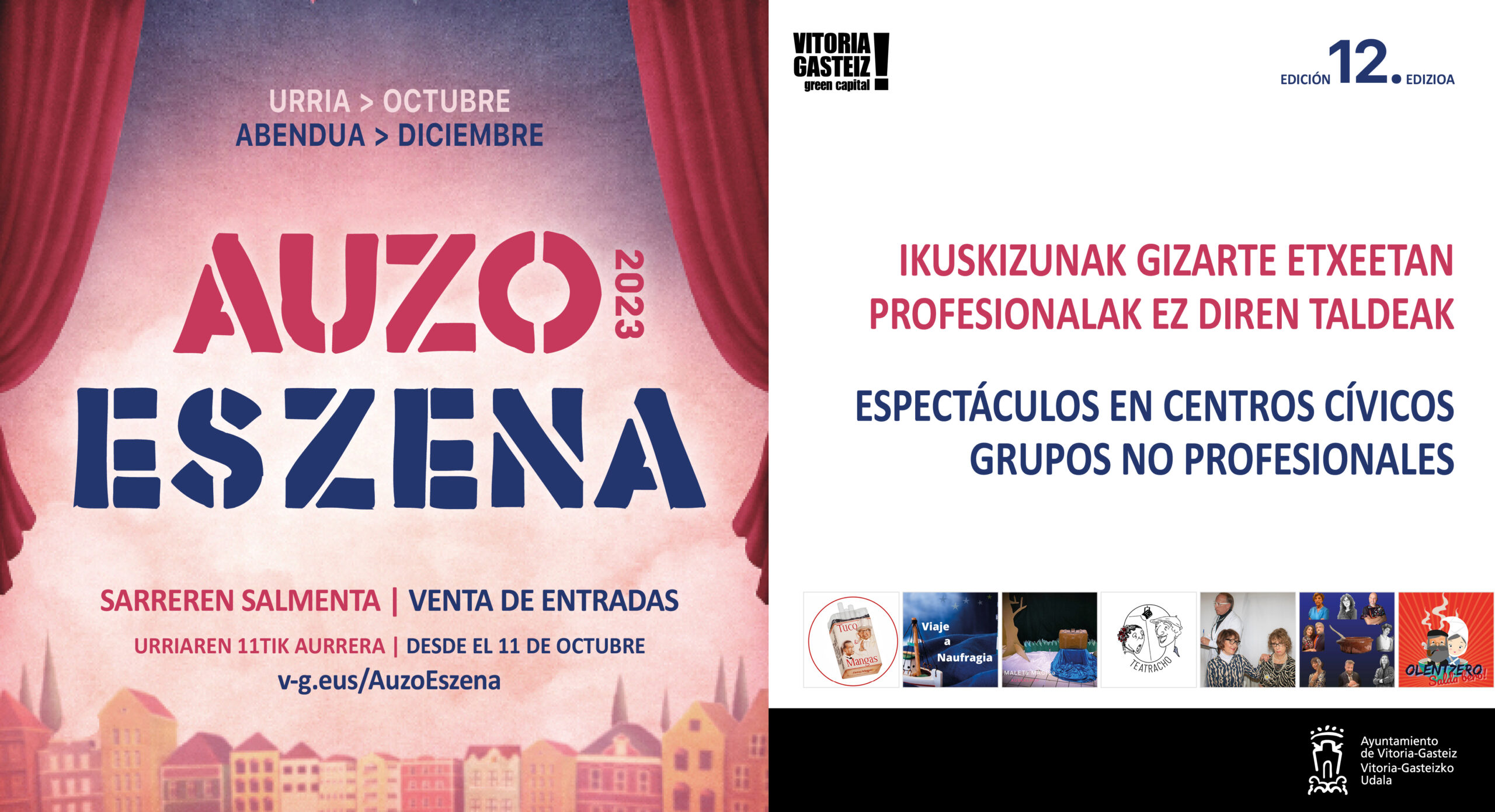 Vuelve Auzo Eszena con 7 espectáculos - Radio Gorbea